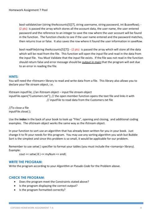 Solved Homework Assignnentz-A For this Assignment you will | Chegg.com