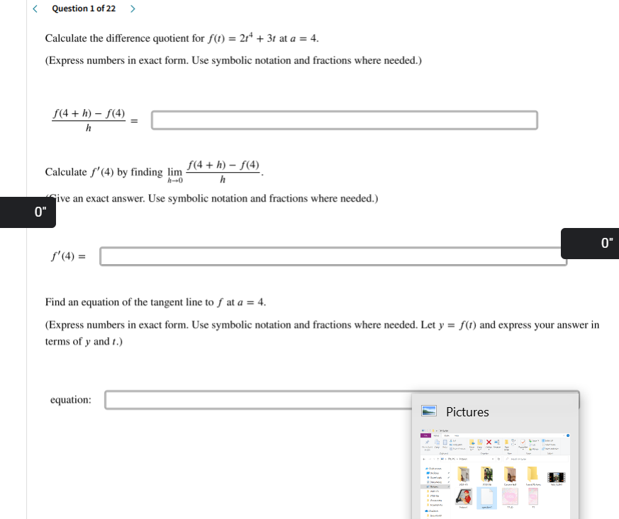 Solved Calculate the difference | Chegg.com
