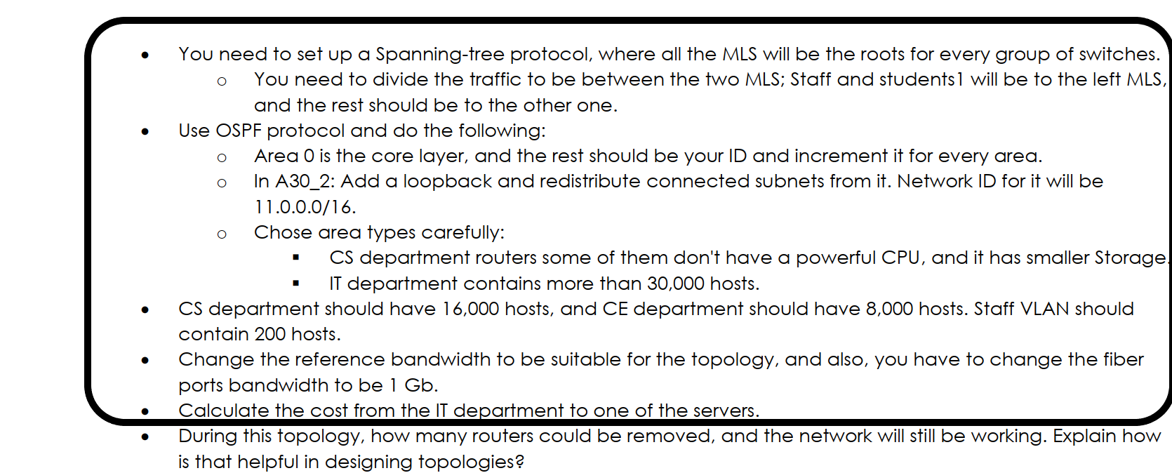 Core Layer area o Router-PN Router-PT Coleo Cole 1 IT | Chegg.com