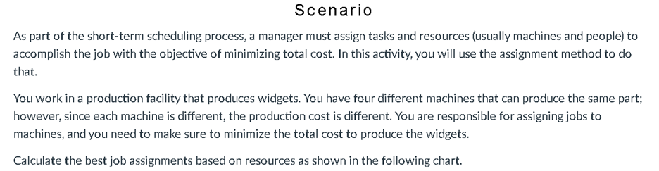 Solved As part of the short-term scheduling process, a | Chegg.com