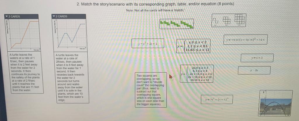 Solved 2. Match the story/scenario with its corresponding | Chegg.com