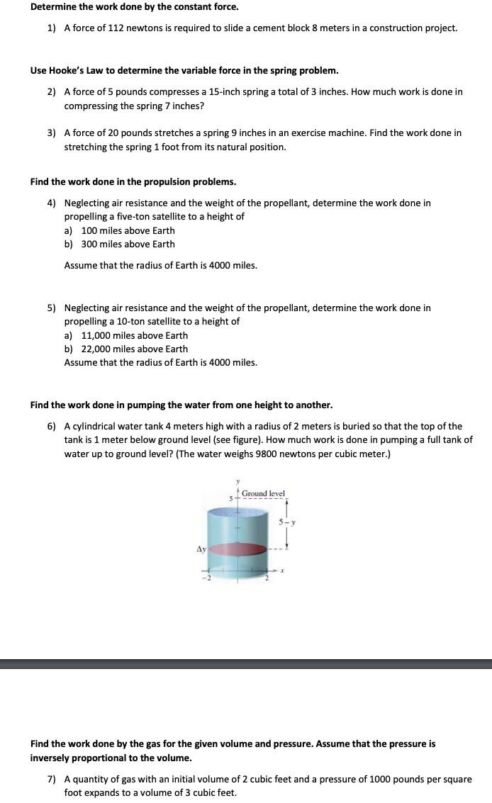 Solved Determine the work done by the constant force.A force | Chegg.com