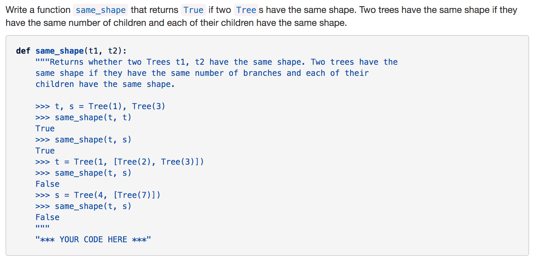 Solved Class Tree Def Initself Entry Branches 3928