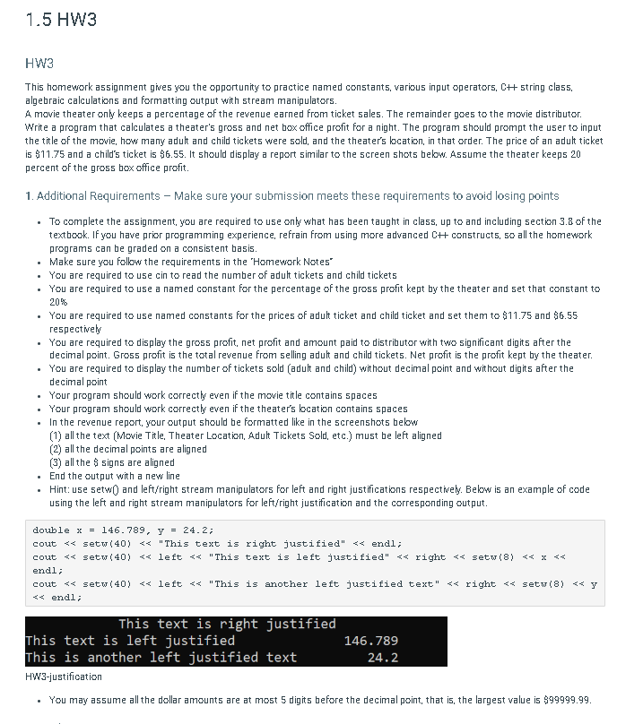 Solved HW3 This homework assignment gives you the | Chegg.com