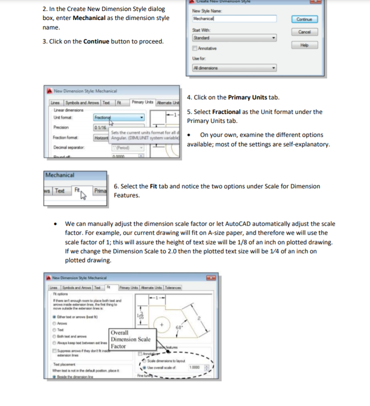 AutoCAD Assignment 5 - Dimensioning (The Bracket | Chegg.com