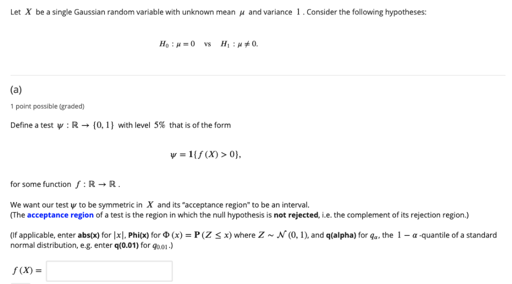 Let X Be A Single Gaussian Random Variable With 3430