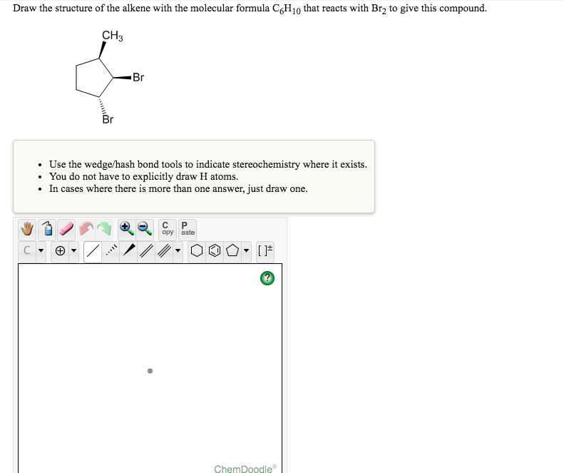 Solved Draw the structure of the alkene with the molecular | Chegg.com
