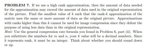 Solved Image Compression Exercises Instructions: The | Chegg.com