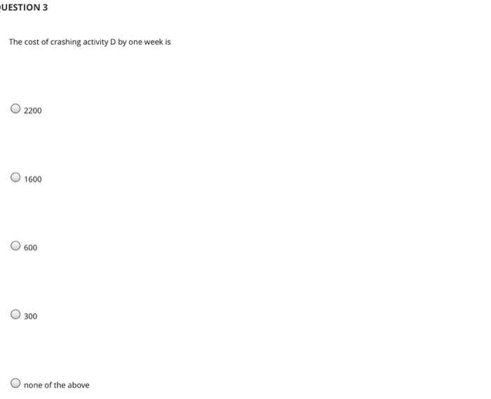 Solved UESTION 1 Use the following scenario and data for all | Chegg.com