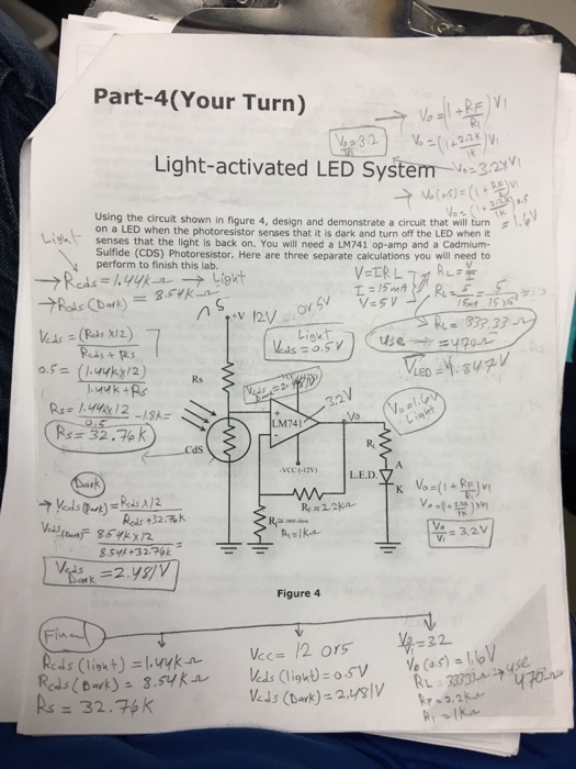 EXPERIMENT6 Light-activated LED Part-1 Understanding | Chegg.com