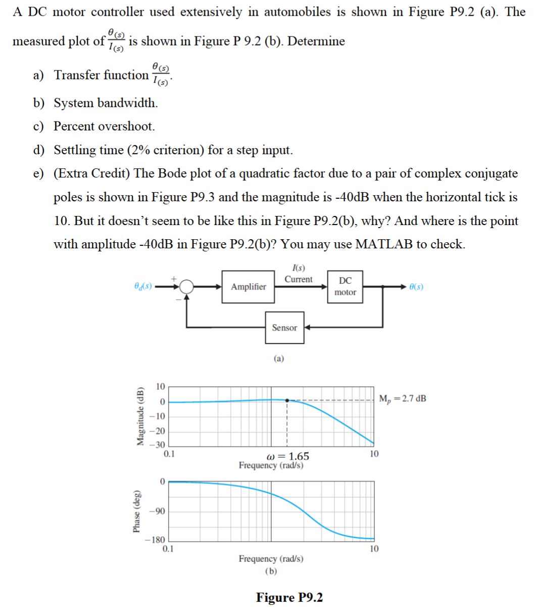 Solved A DC ﻿motor controller used extensively in | Chegg.com