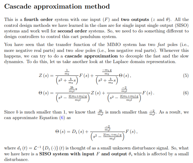 Solved Cascade approximation method This is a fourth order | Chegg.com