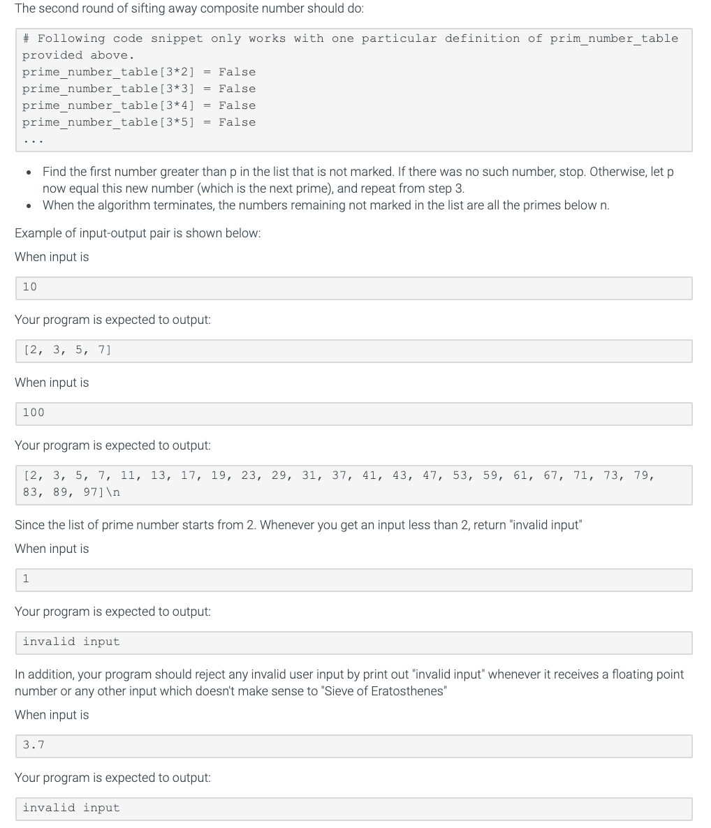 Solved In This Lab You Are Going To Implement Sieve Of