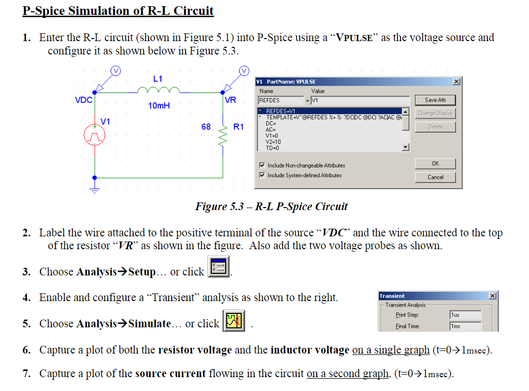 Solved P-spice simulation homework HELPI need a tutorial on | Chegg.com
