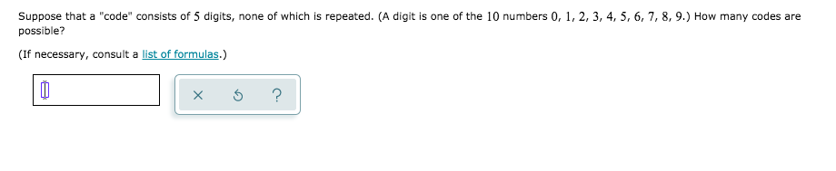Solved Suppose that a "code" consists of 5 digits, none of | Chegg.com