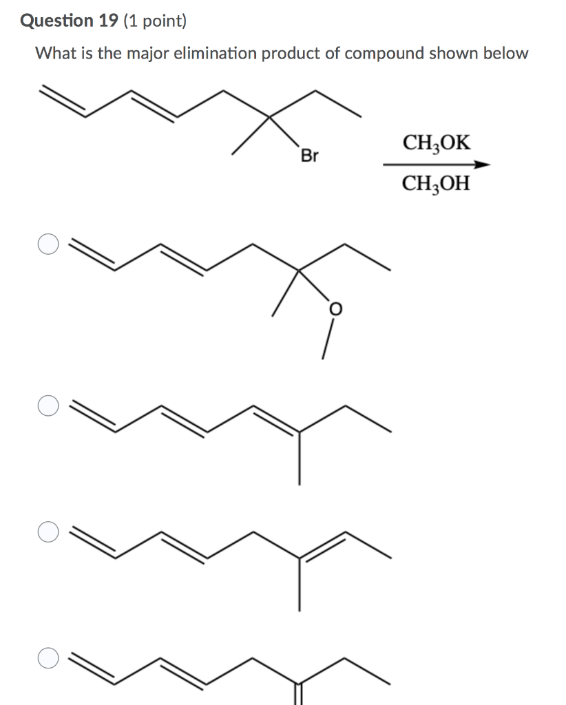 Solved Question 18 (1 point) What is the structure of | Chegg.com