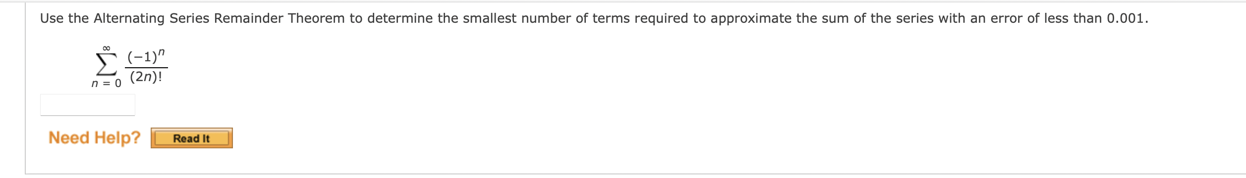 [solved] Use The Alternating Series Remainder Theorem To