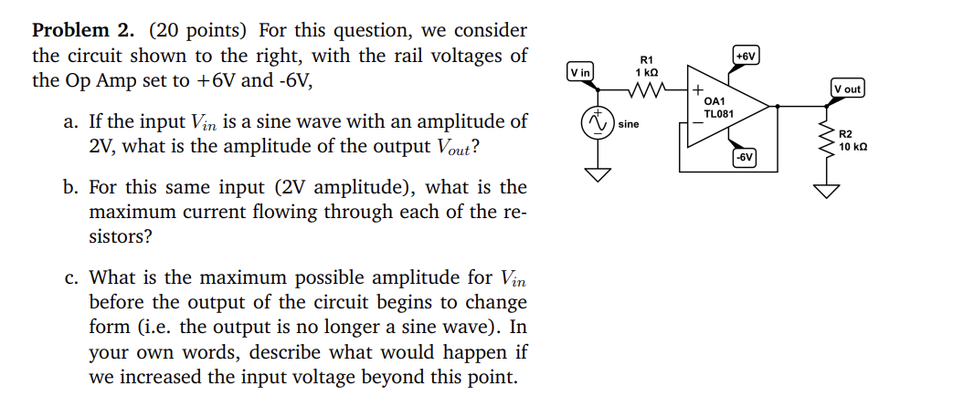 Solved Problem 2. (20 points) For this question, we consider | Chegg.com
