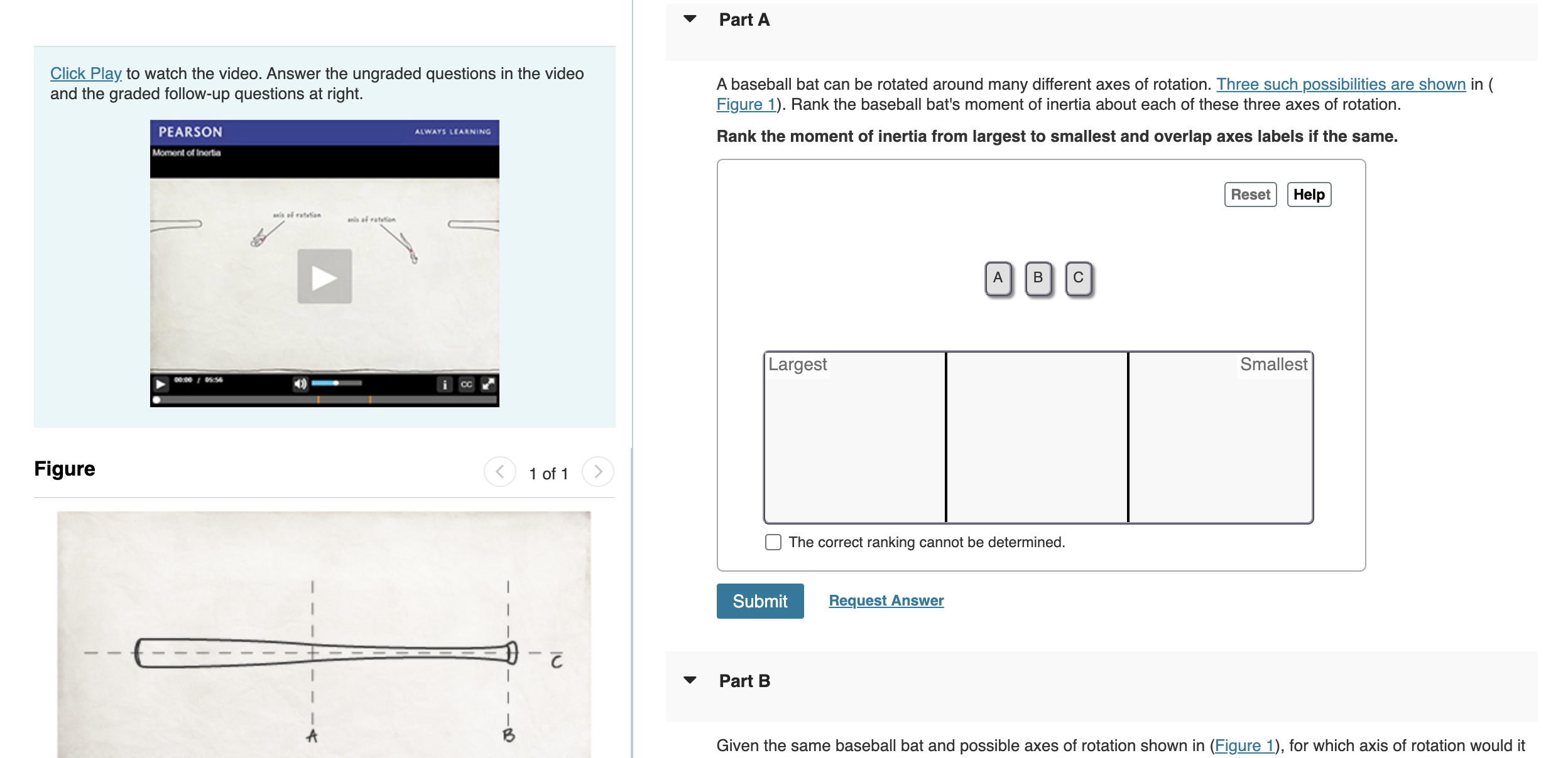 Solved by an EXPERT Part AClick Play to watch the video. Answer the | Chegg.com