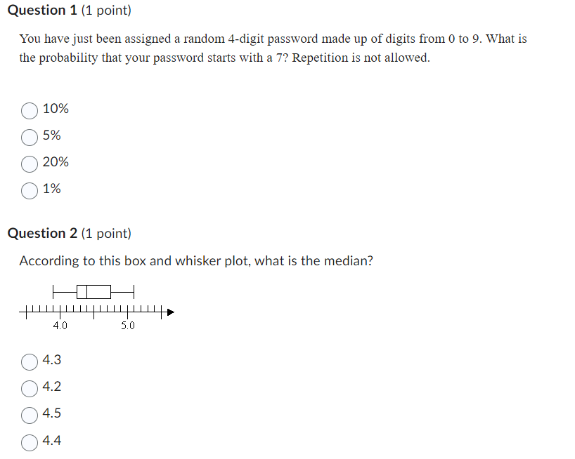 Solved You have just been assigned a random 4-digit password | Chegg.com