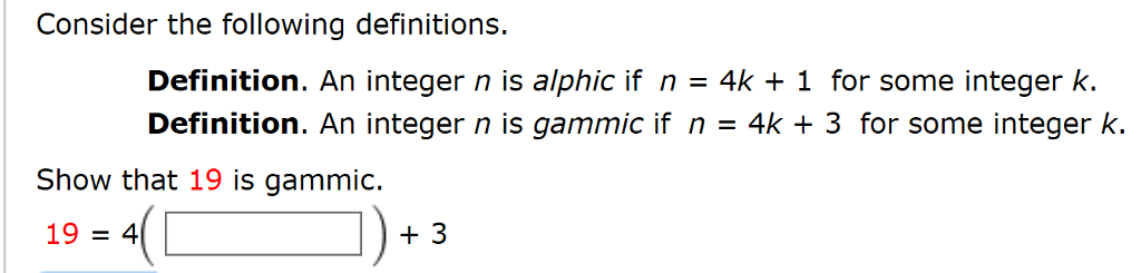 Solved Consider the following definitions. Definition. An | Chegg.com
