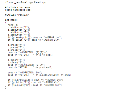 Solved The Panel Class Exercise Submit Assignment Points 1