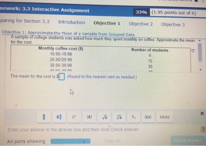 Solved nework: 3.3 Interactive Assignment paring for Section | Chegg.com