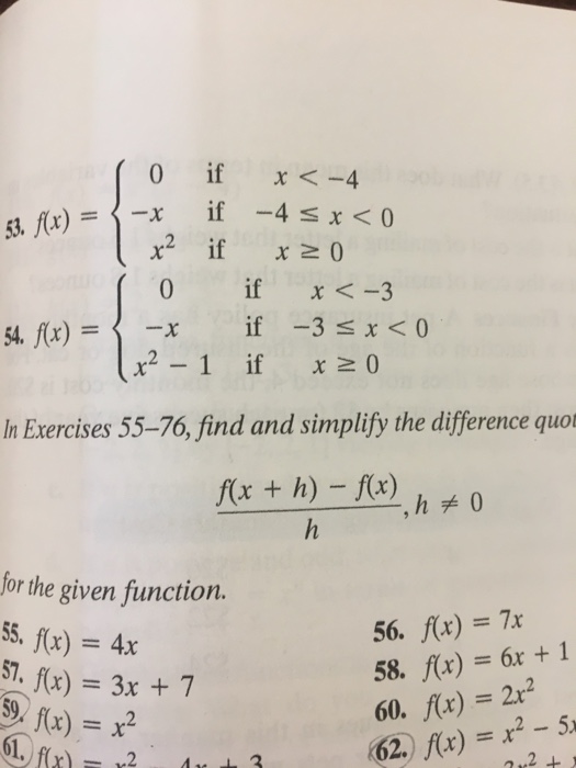Solved In Exercises 43 54 the domain of each piecewise | Chegg.com