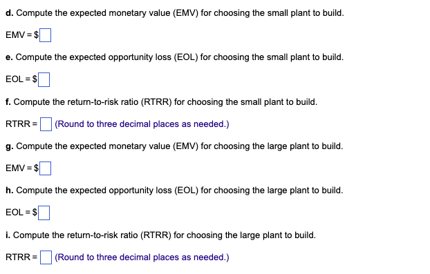 Solved b. Construct a decision tree. Select the correct | Chegg.com