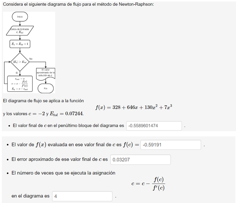 Considera el siguiente diagrama de flujo para el | Chegg.com