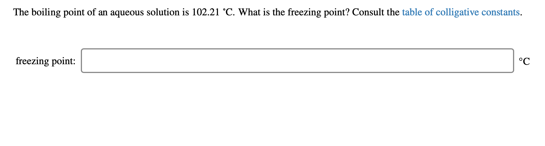 Solved The boiling point of an aqueous solution is 102.21 | Chegg.com