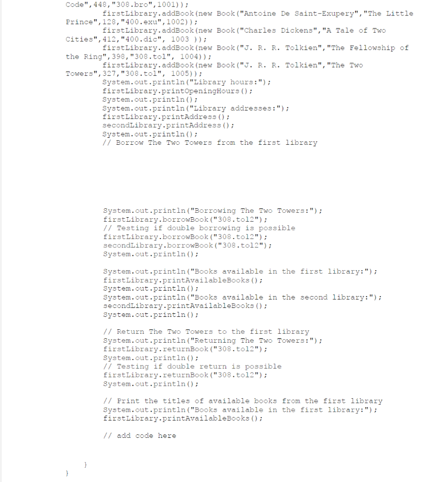 Solved Part A Below is the outline for a Book class. The | Chegg.com