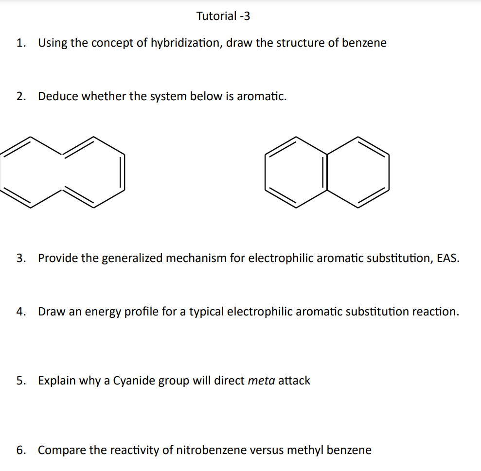 Solved 1. Using the concept of hybridization, draw the | Chegg.com