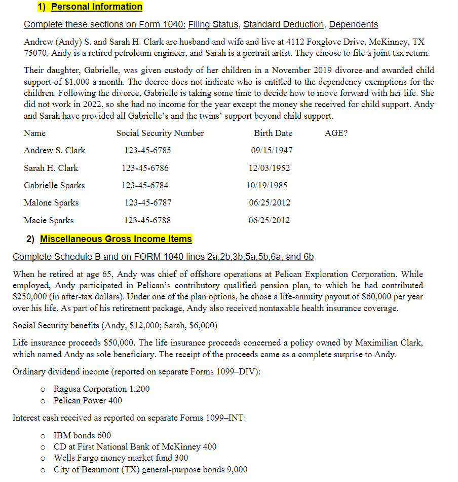 Form 8829 Department of the Treasury Internal Revenue | Chegg.com
