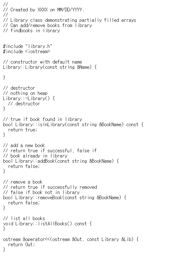 Solved Write A C Class With Separate H And Cpp File Use 0833