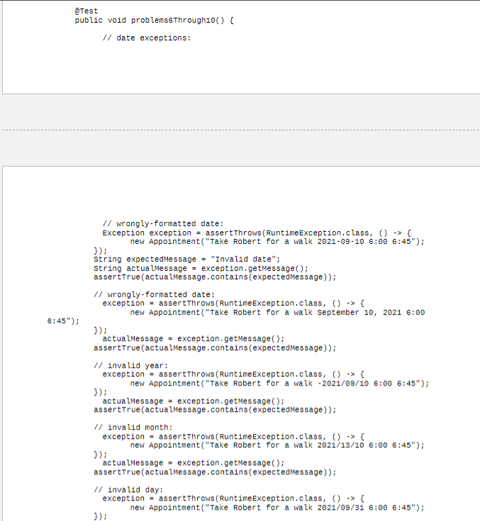 Solved Problems 6-10: AppointmentsWrite a program to design | Chegg.com