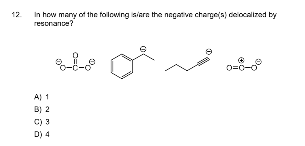 Solved In how many of the following is/are the negative | Chegg.com