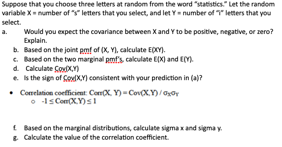 Suppose that you choose three letters at random from | Chegg.com