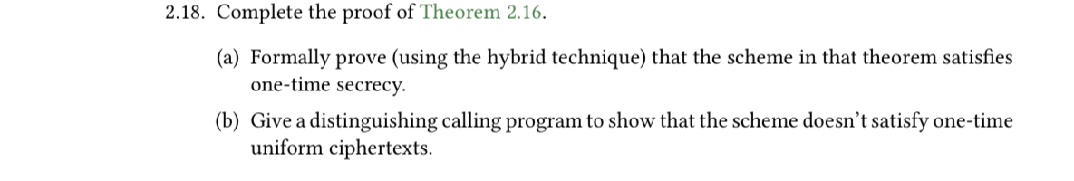 Solved 2.18. ﻿Complete the proof of Theorem 2.16.(a) | Chegg.com