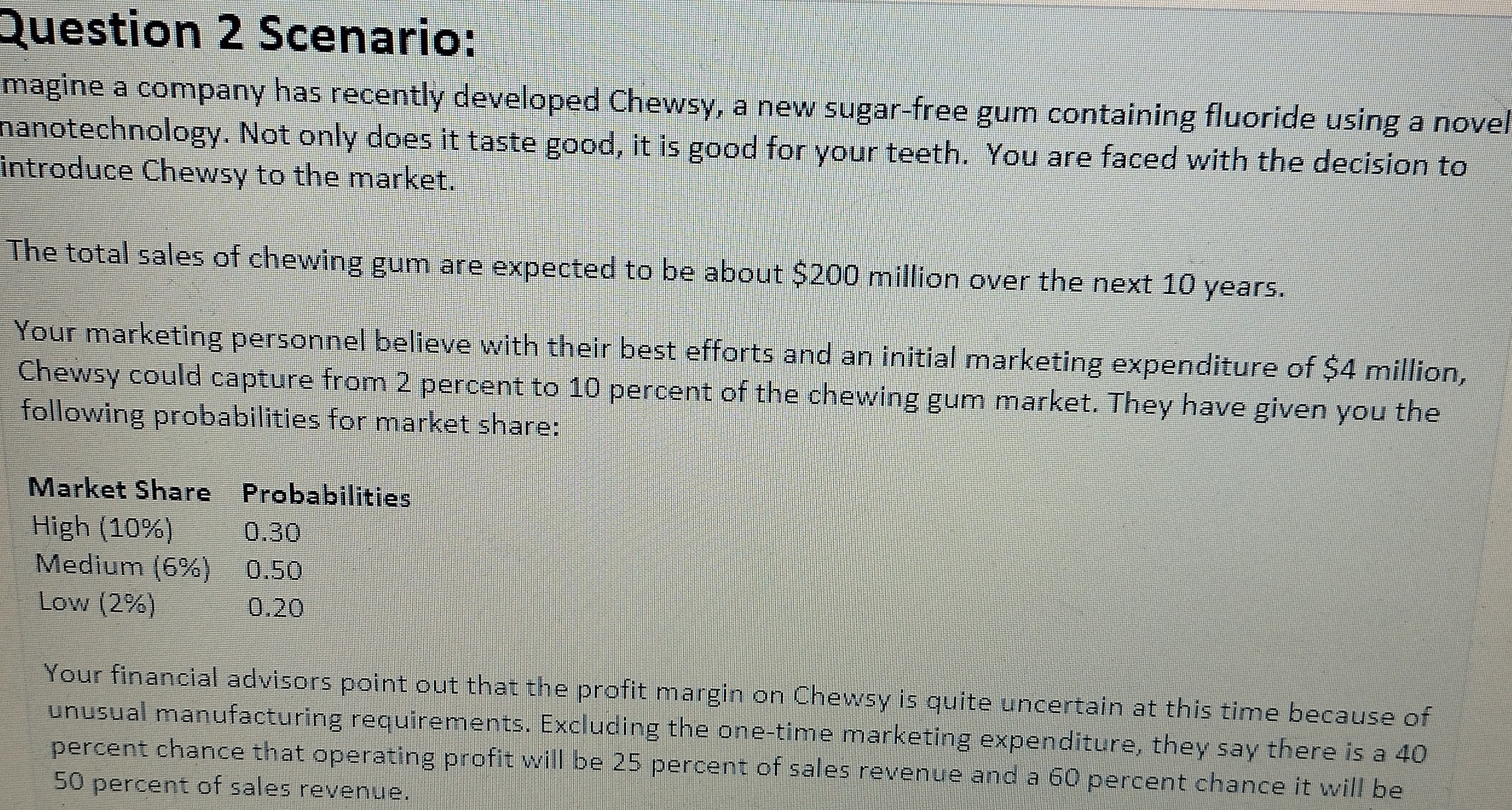 Solved I need some help finding the right answer to this | Chegg.com
