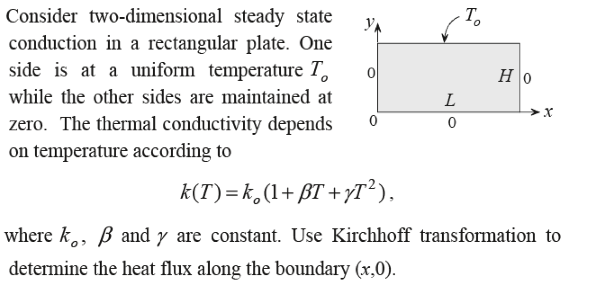 Solved HO Consider two-dimensional steady state conduction | Chegg.com