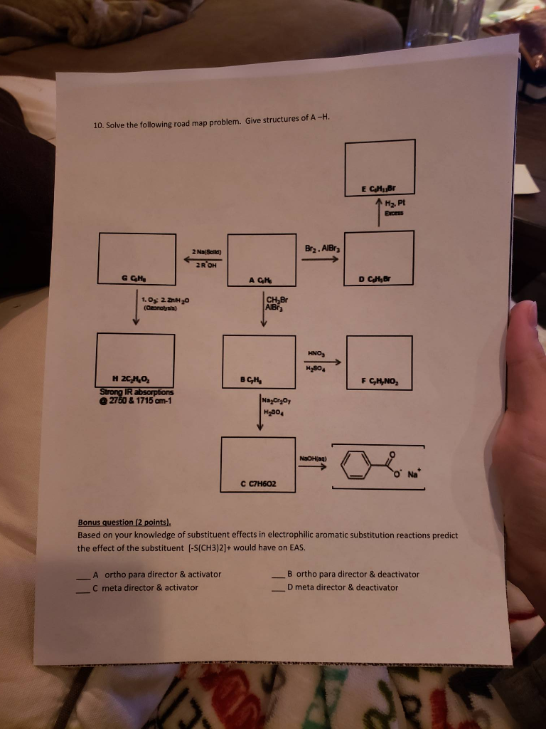 Solved 10. Solve the following road map problem. Give | Chegg.com