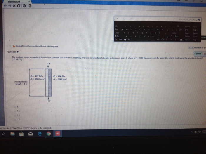Solved | ¥ Question Completion Status: Shift Fn Ctrl Alt | Chegg.com