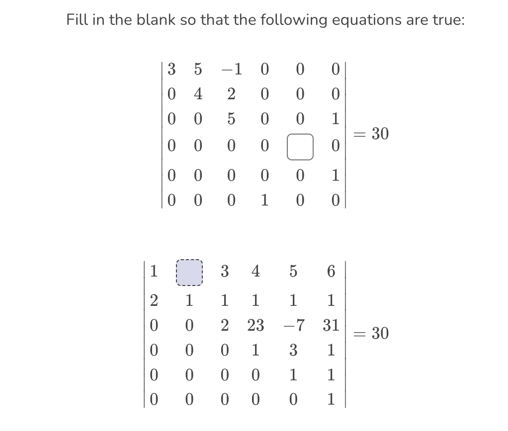 Solved Fill in the blank so that the following equations are | Chegg.com