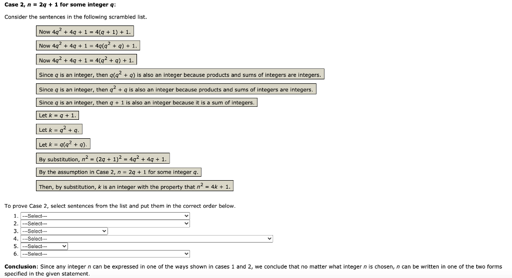 Solved Use the quotient-remainder theorem with divisor equal | Chegg.com