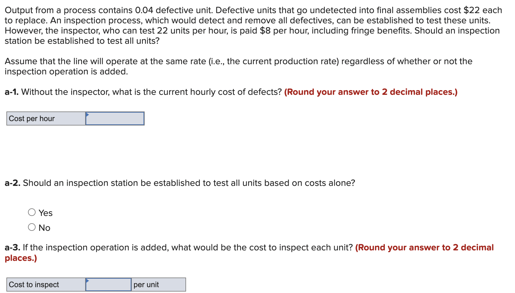 Solved Output from a process contains 0.04 defective unit. | Chegg.com