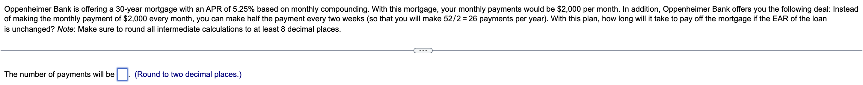 is unchanged? Note: Make sure to round all | Chegg.com