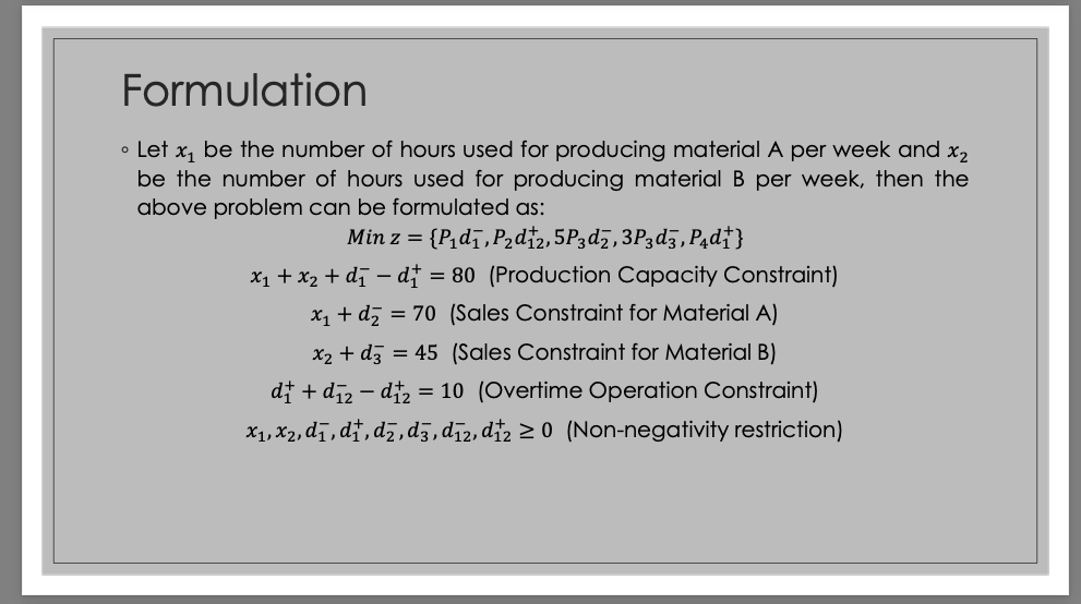 Solved Please solve on Excel using the Goal programming | Chegg.com
