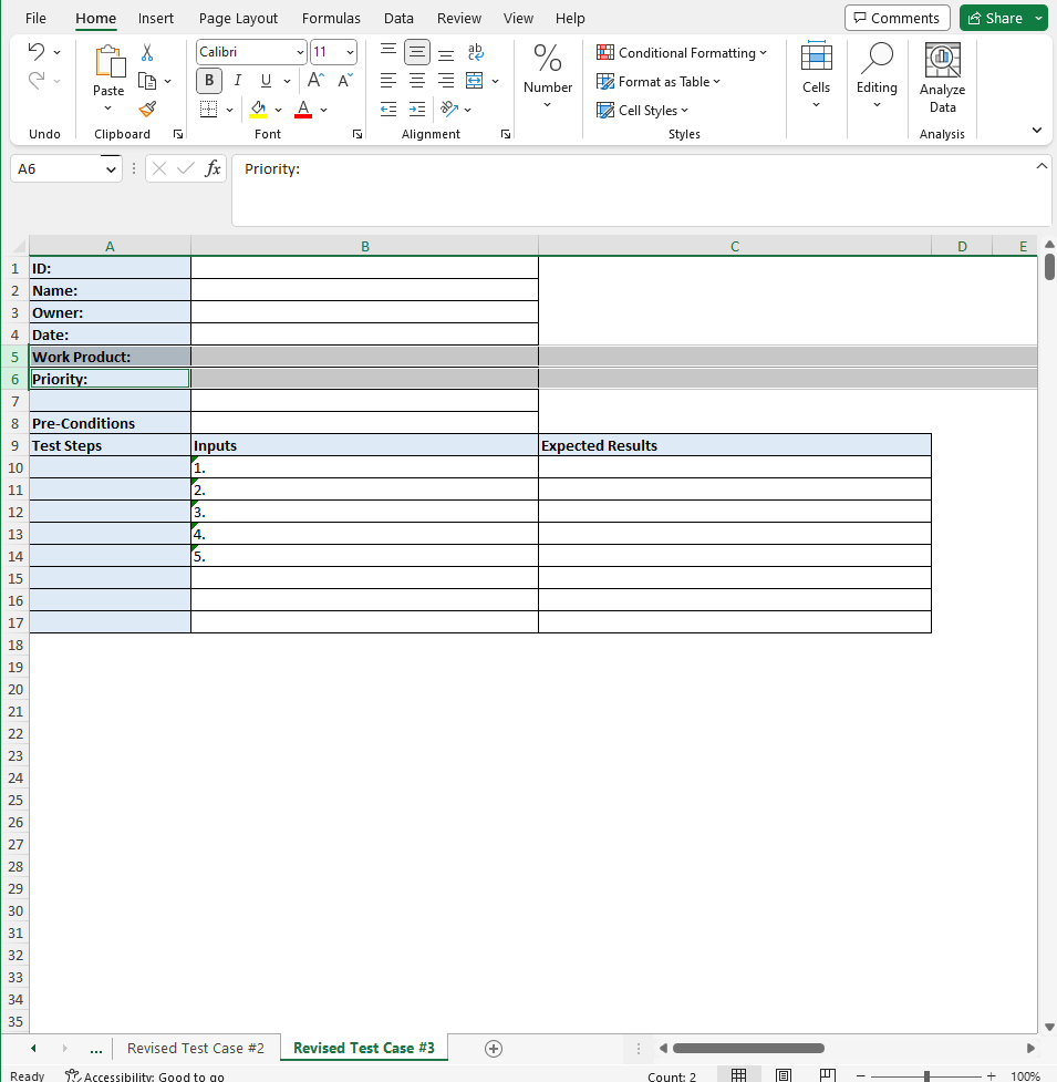 Part I: Initial Test Cases Develop a detailed test | Chegg.com