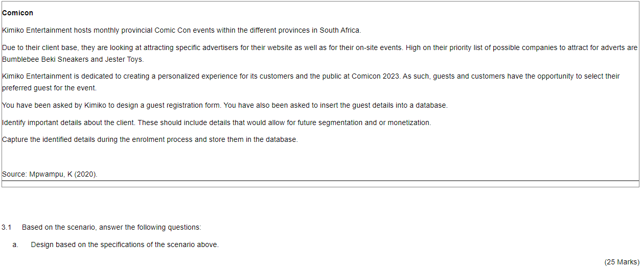 Solved comicon Kimiko Entertainment hosts monthly provincial | Chegg.com